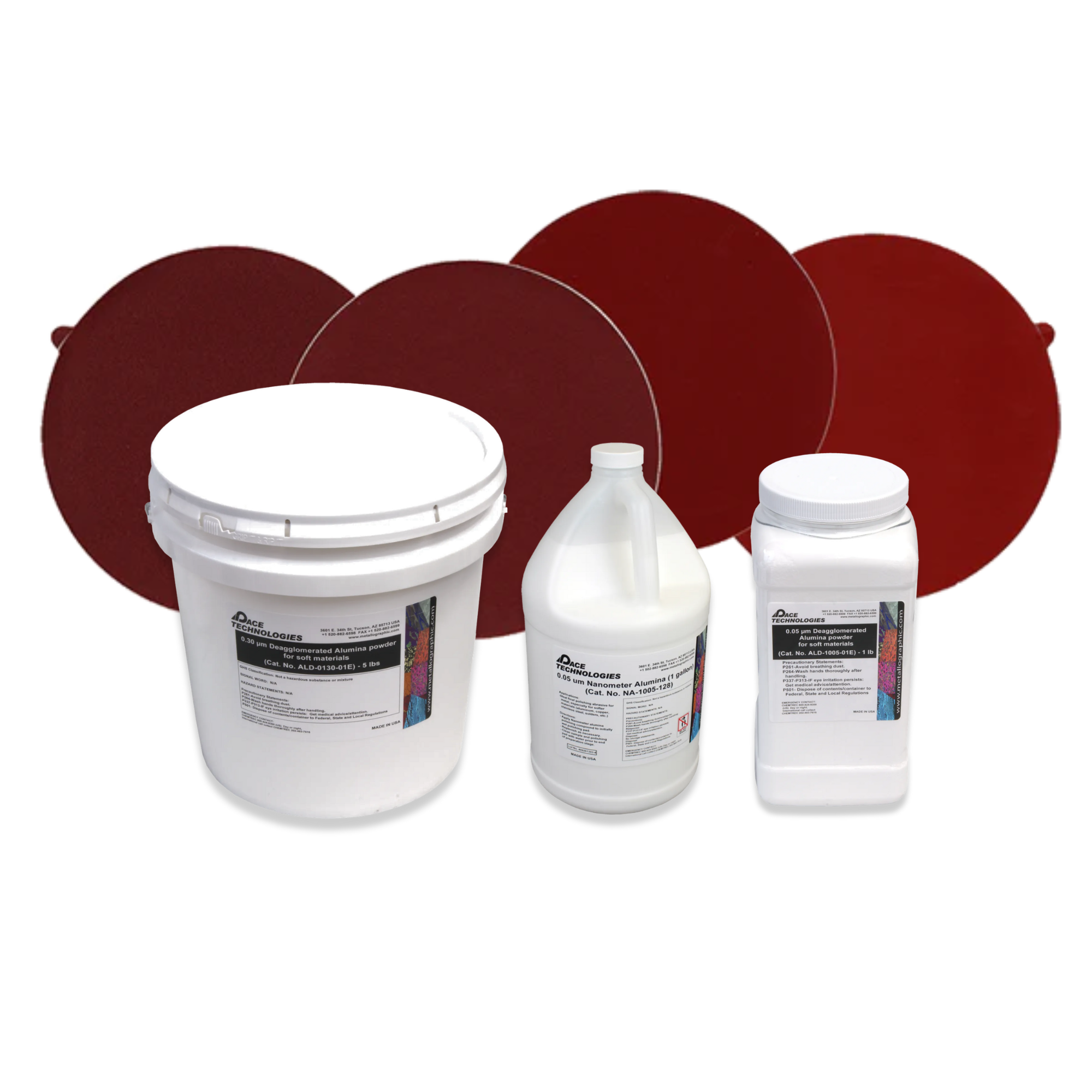 Alumina Grinding – PACE Technologies Metallographic Consumables